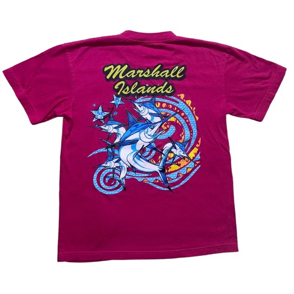 Tops | Marshal Islands Blue Marlin T Shirt | Poshmark